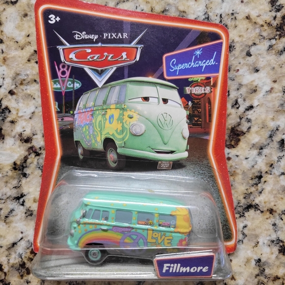 Pixar | Toys | Disney Pixar Supercharged Series Cars Fillmore Toy Van ...